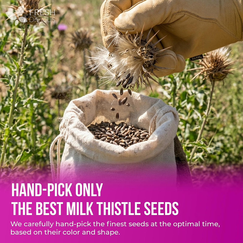Nutrient-rich milk thistle tea