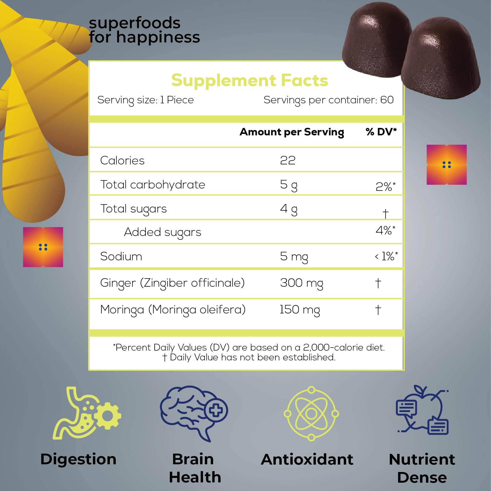 nutrient-rich Moringa and ginger blend