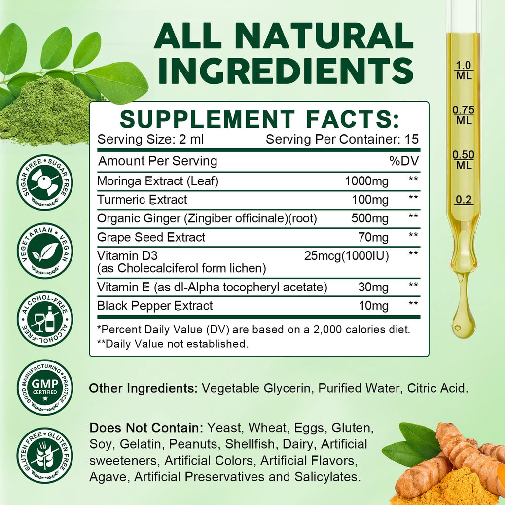 nutrient-rich moringa drops for wellness