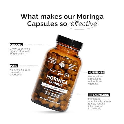 nutrient-rich moringa leaf capsules