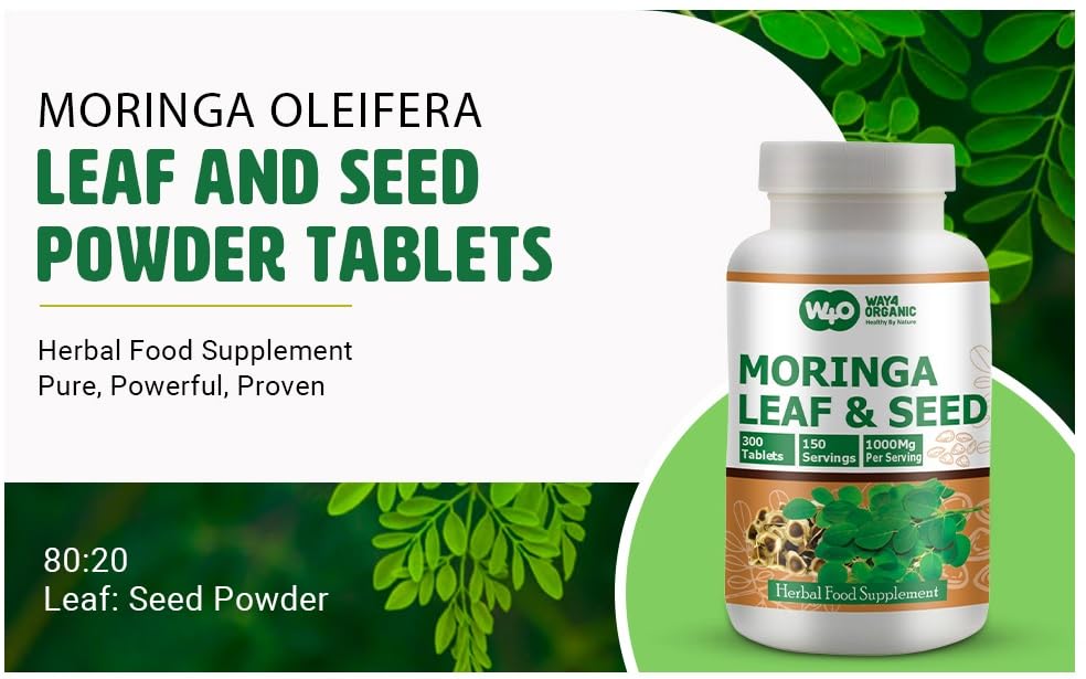 Nutrient-rich Moringa leaf supplement
