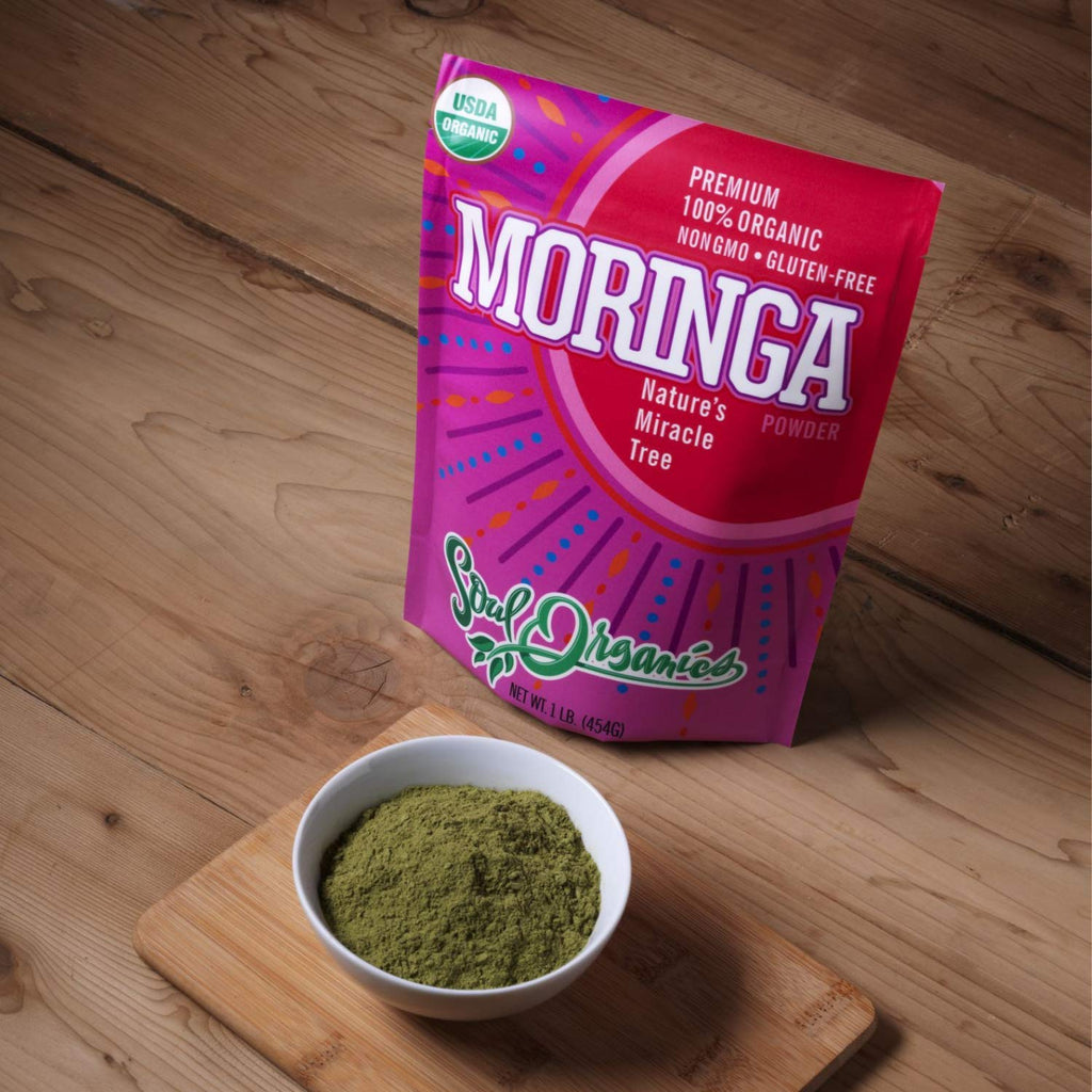 nutrient-rich moringa powder supplement