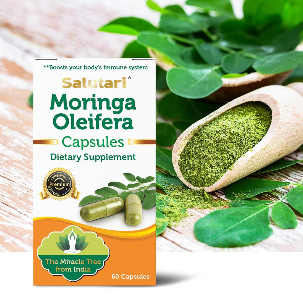 Nutrient-rich Moringa powder supplement