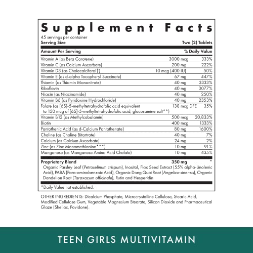 nutrient-rich multivitamin for young women