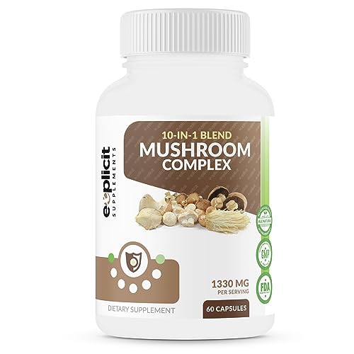 nutrient-rich mushroom blend capsules