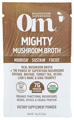 nutrient-rich mushroom broth mix