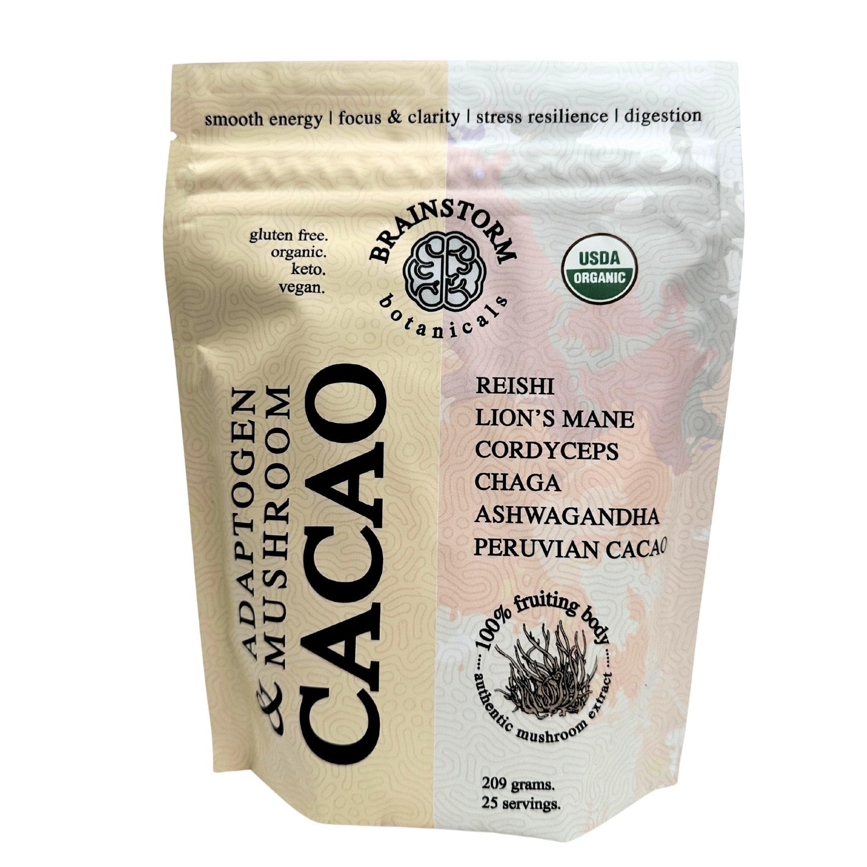 nutrient-rich mushroom cacao blend