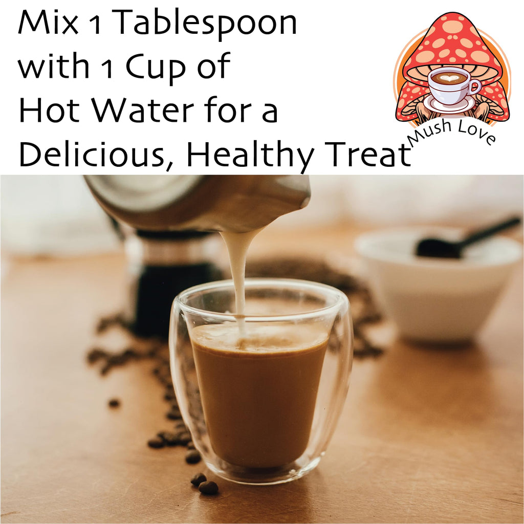 nutrient-rich mushroom cappuccino mix