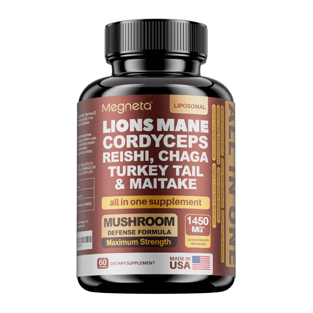 nutrient-rich mushroom capsules for health