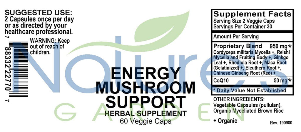 nutrient-rich mushroom capsules