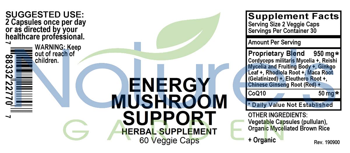 nutrient-rich mushroom capsules