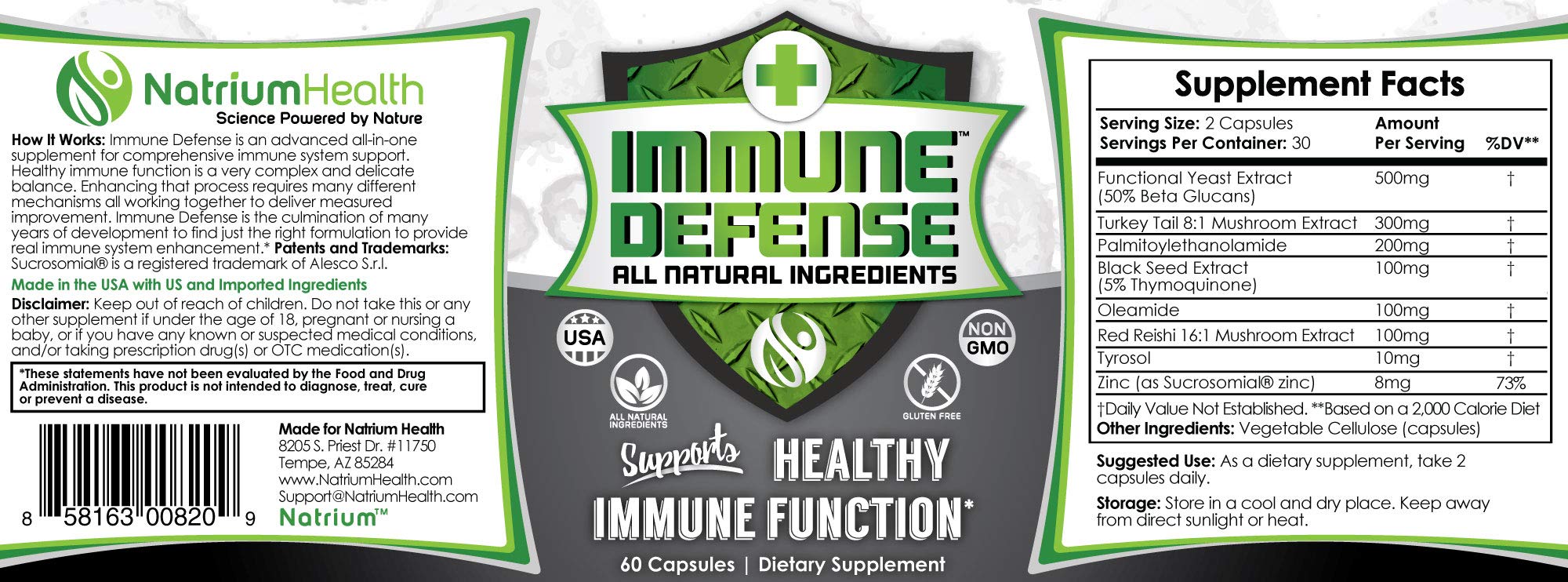 nutrient-rich mushroom capsules