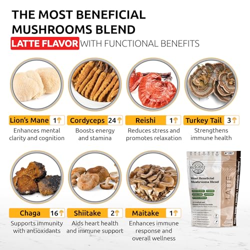 nutrient-rich mushroom coffee blend