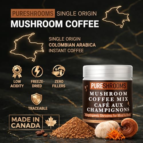 nutrient-rich mushroom coffee drink