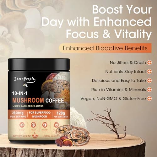 nutrient-rich mushroom coffee drink
