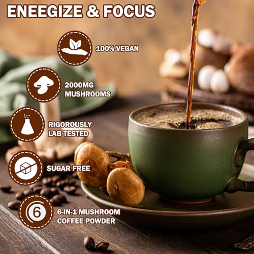nutrient-rich mushroom coffee