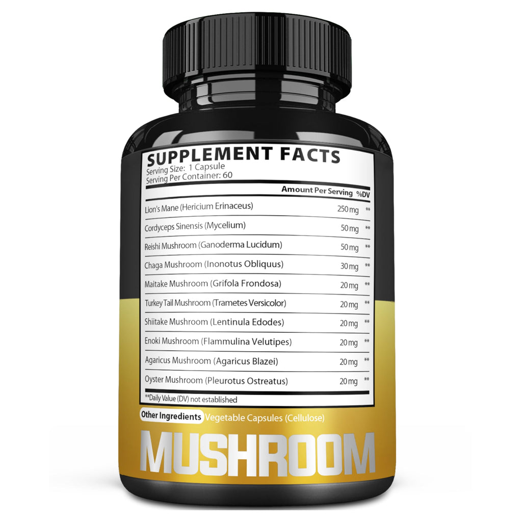 nutrient-rich mushroom complex formula