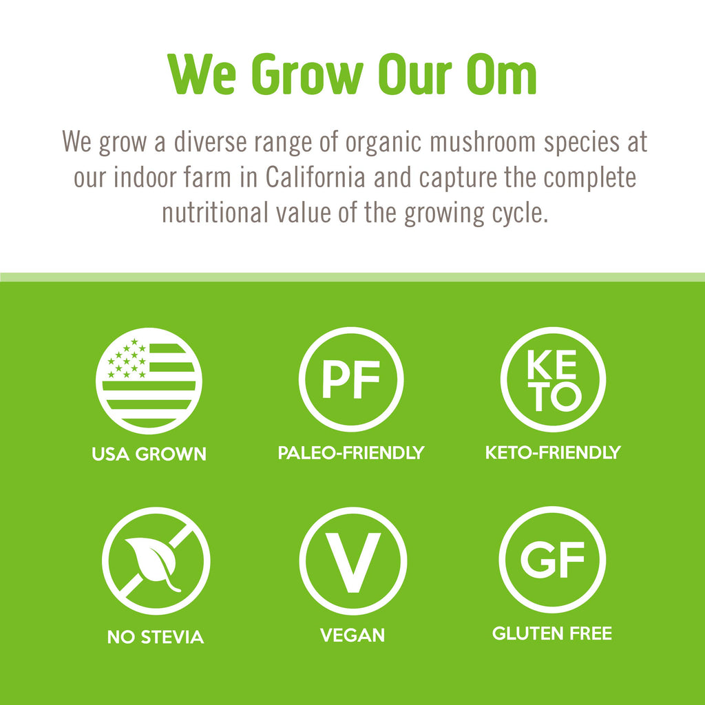 Nutrient-rich mushroom energy formula