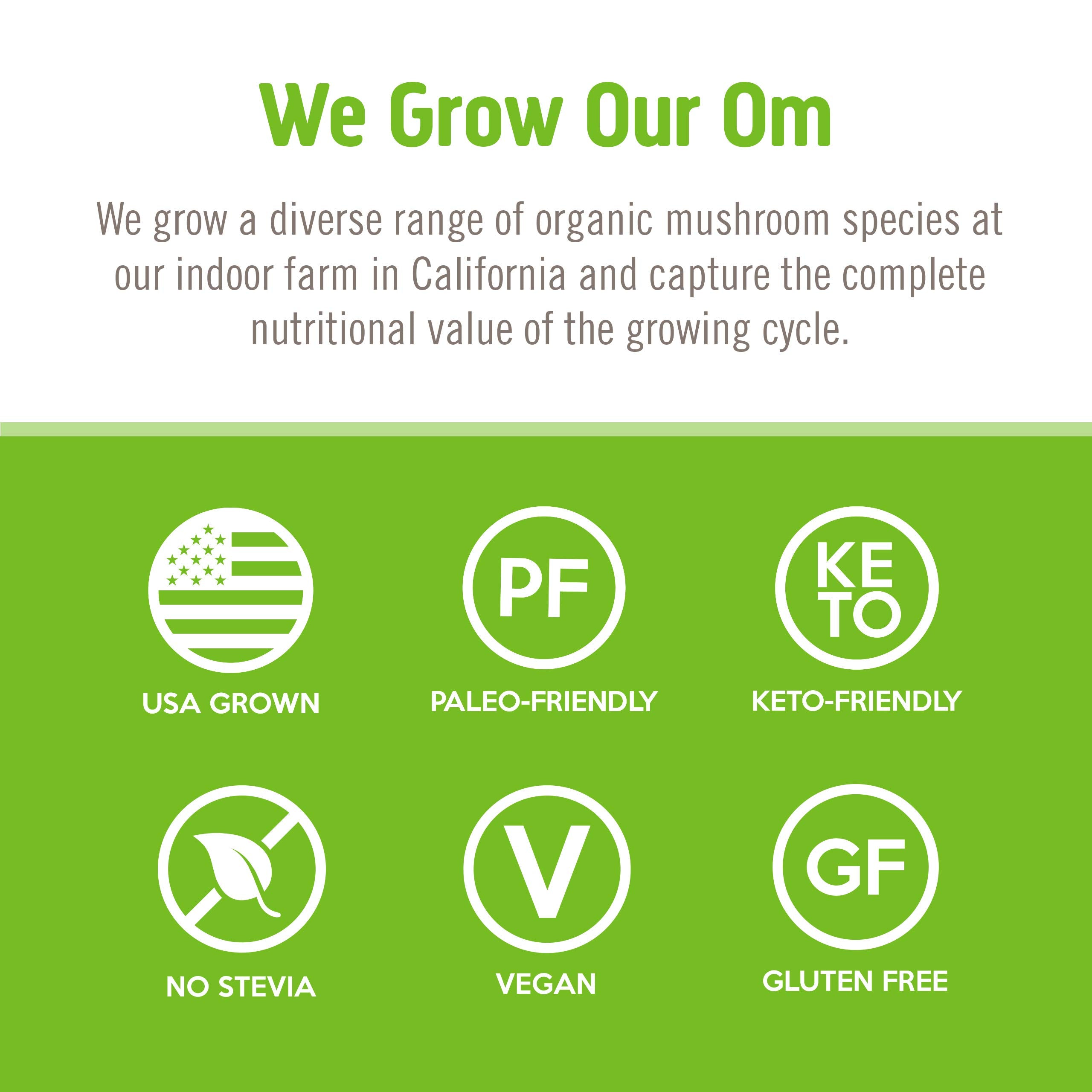 Nutrient-rich mushroom energy formula