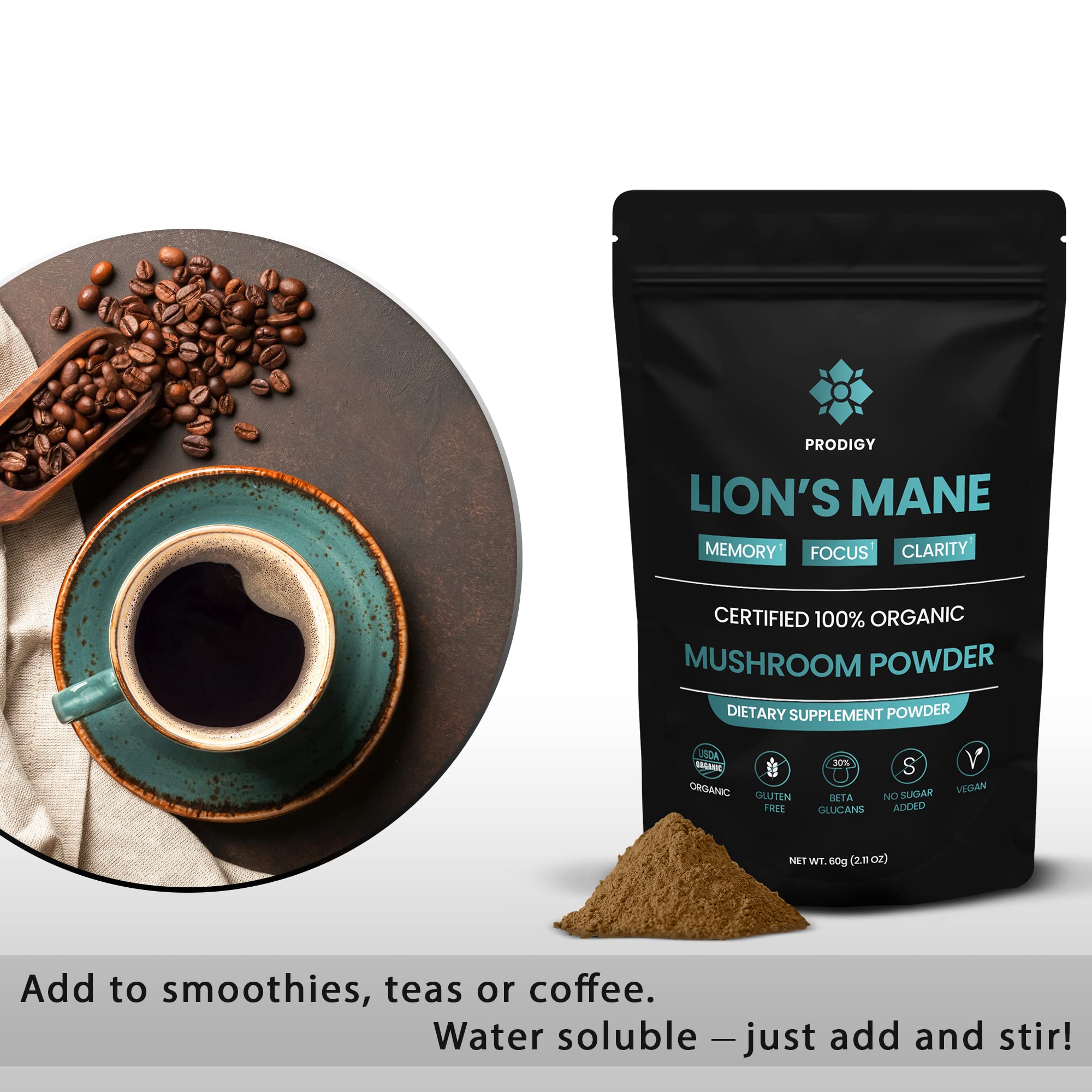 Nutrient-rich mushroom extract powder