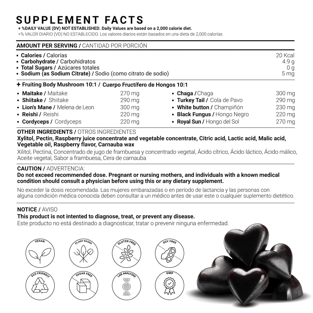 nutrient-rich mushroom gummies for adults