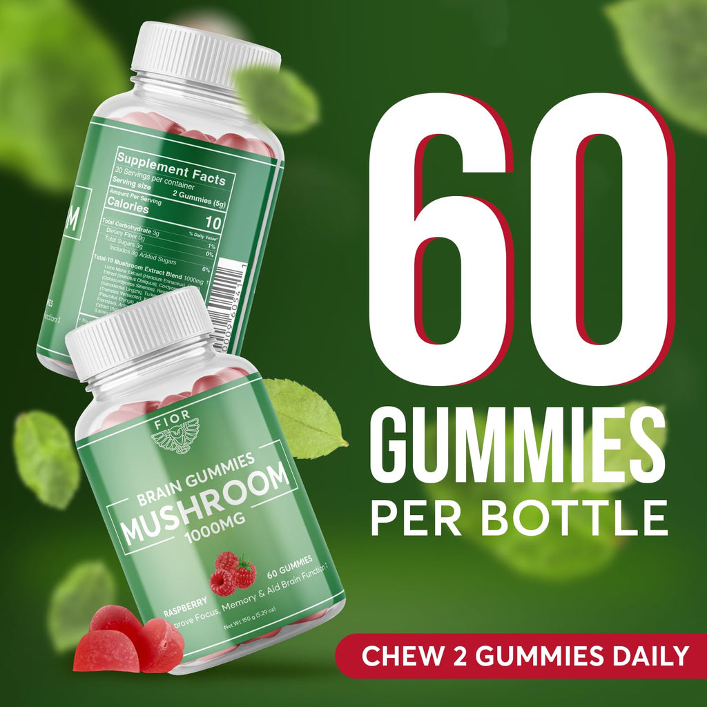 nutrient-rich mushroom gummies for immunity