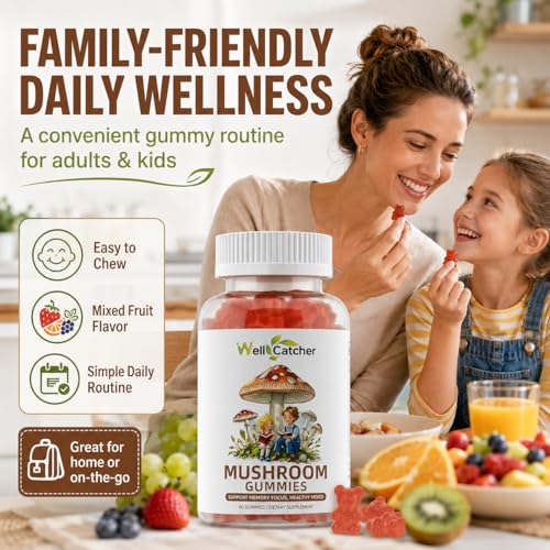 nutrient-rich mushroom gummies for immunity