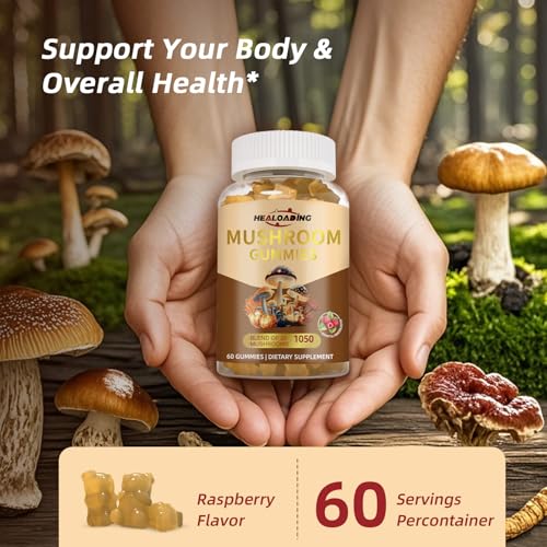 nutrient-rich mushroom gummies