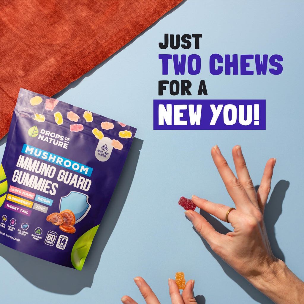 nutrient-rich mushroom gummy snacks