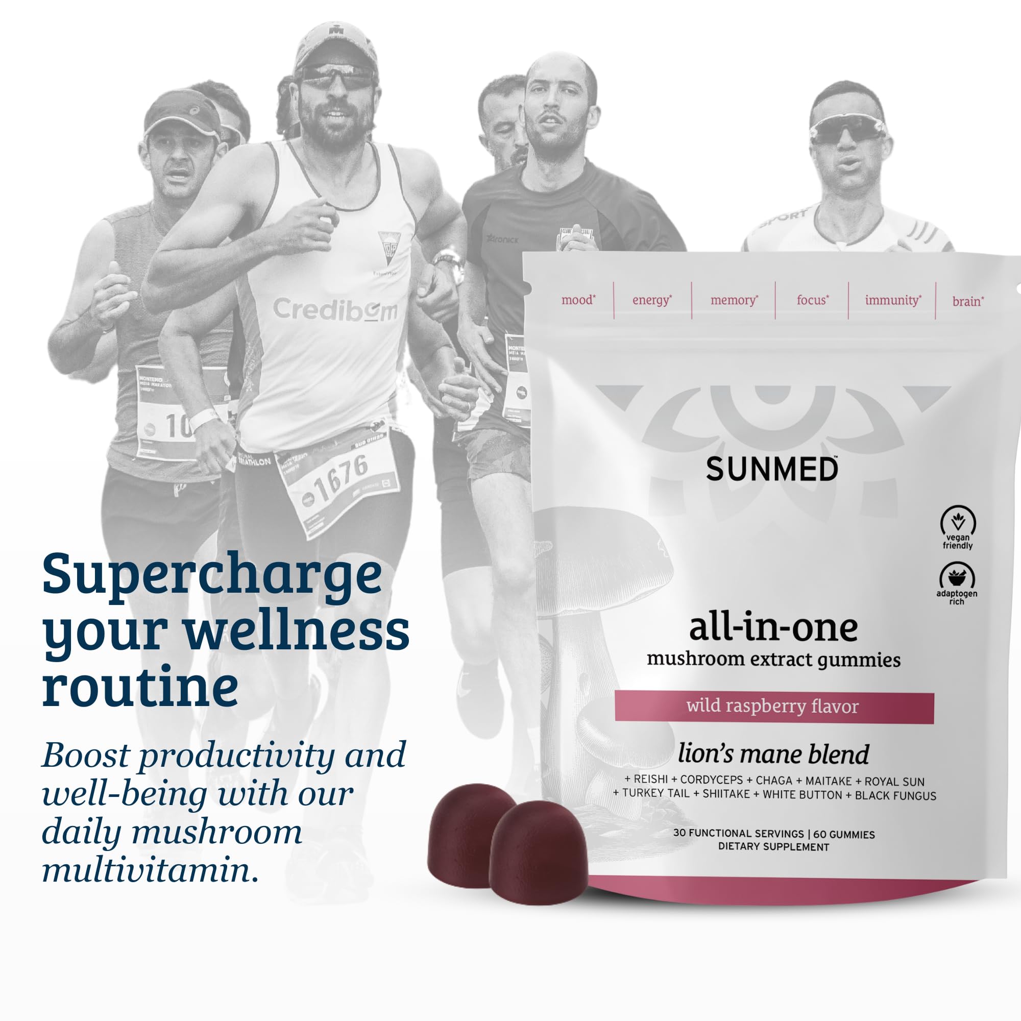 nutrient-rich mushroom gummy vitamins