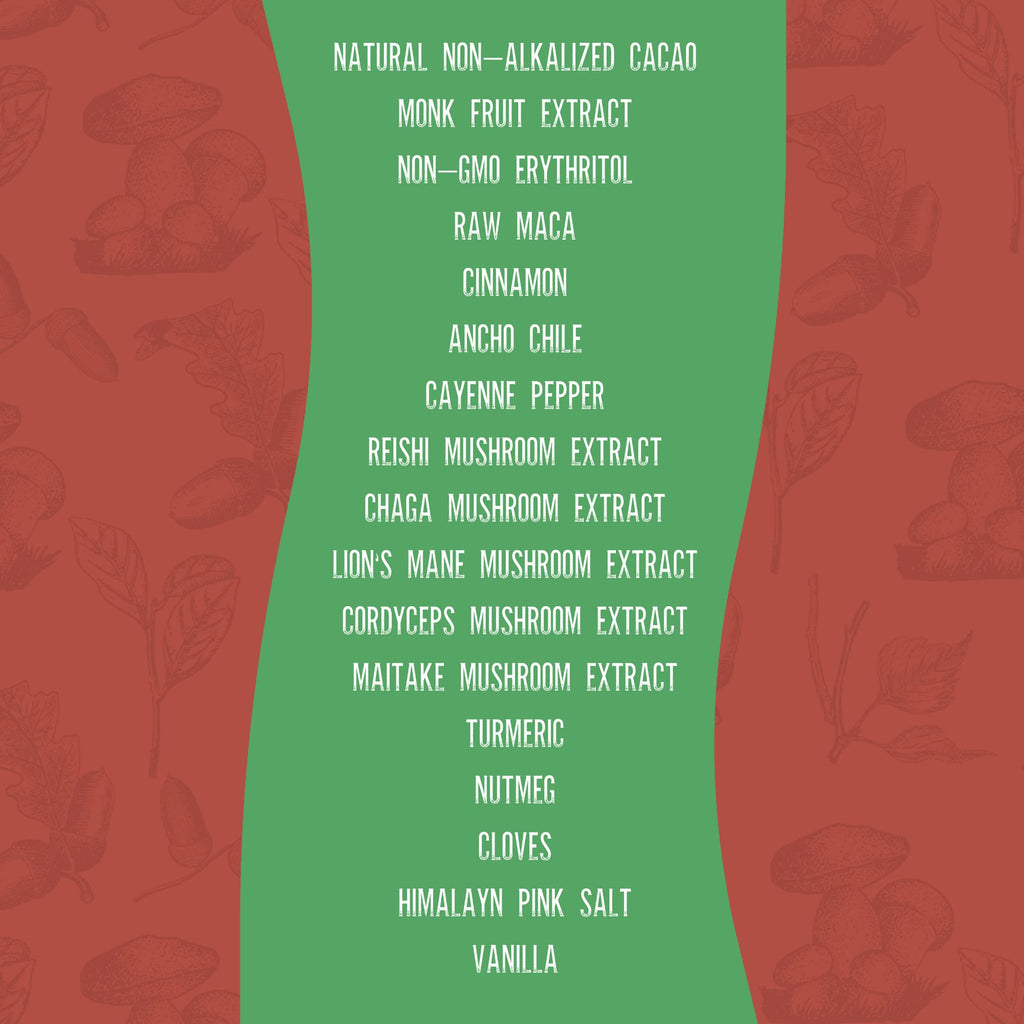 nutrient-rich mushroom hot cocoa