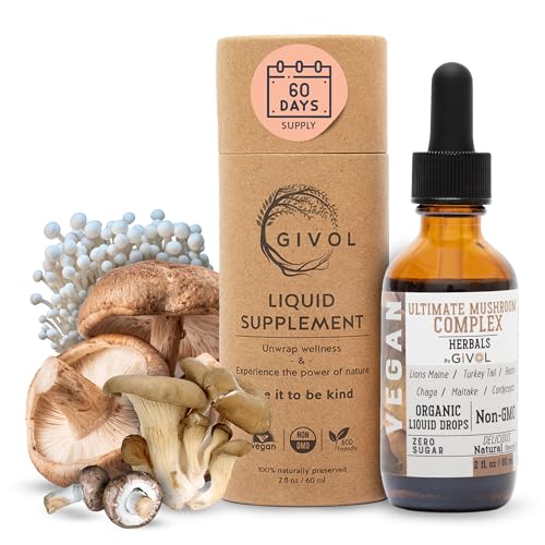 nutrient-rich mushroom liquid supplement