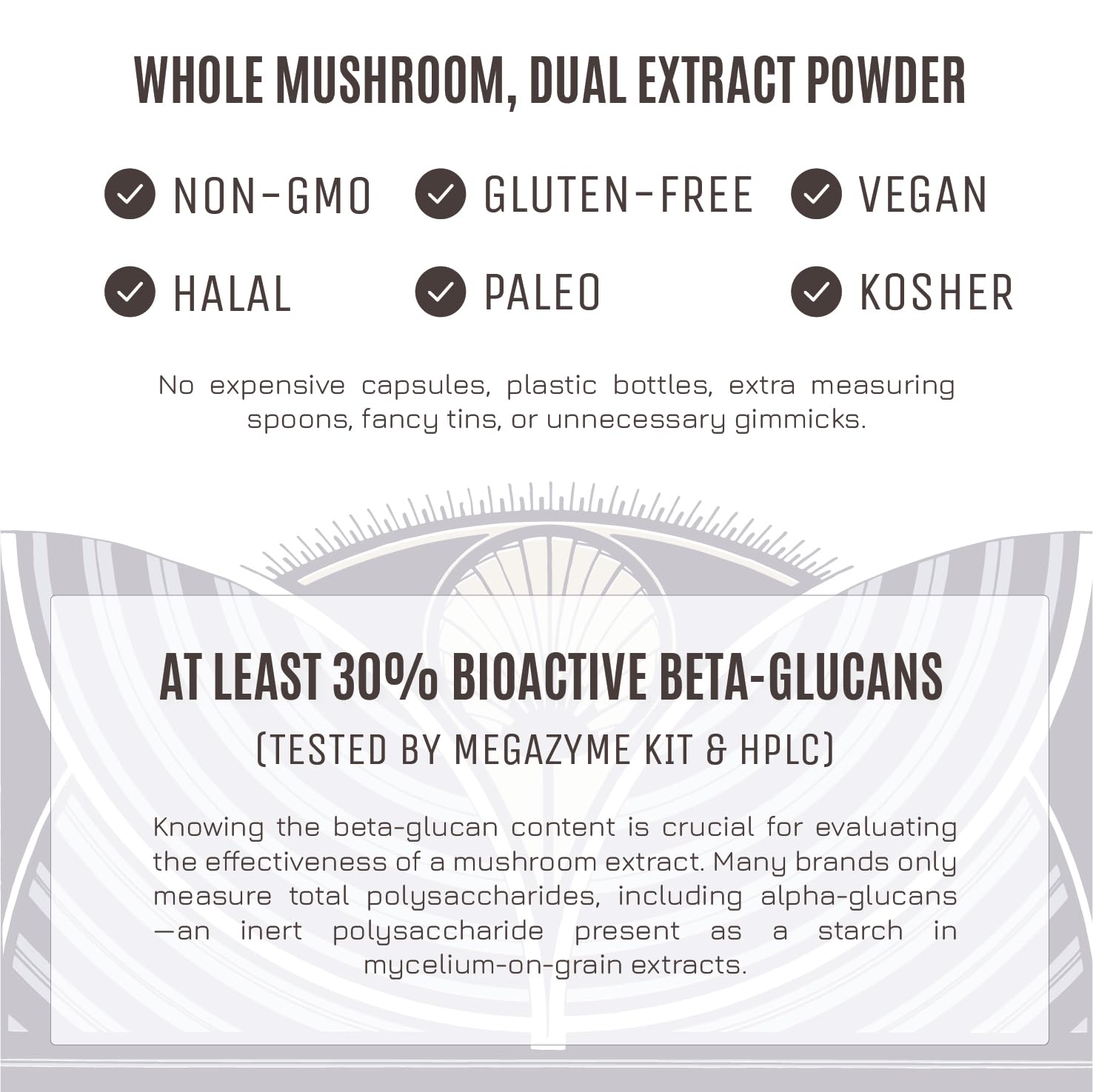 nutrient-rich mushroom powder for health