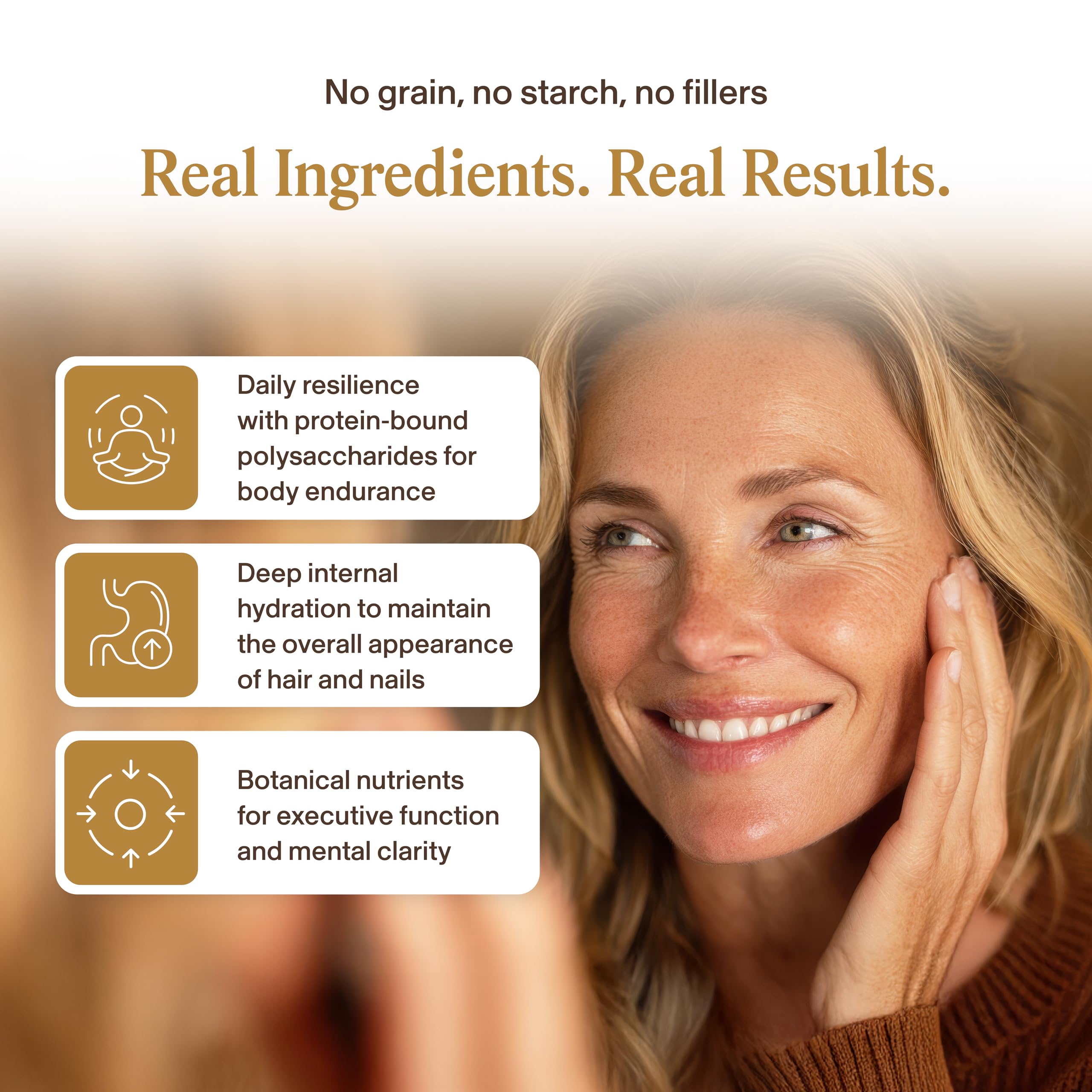 Nutrient-rich mushroom powder supplement