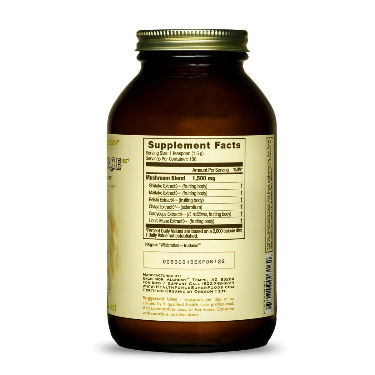 nutrient-rich mushroom powder supplement