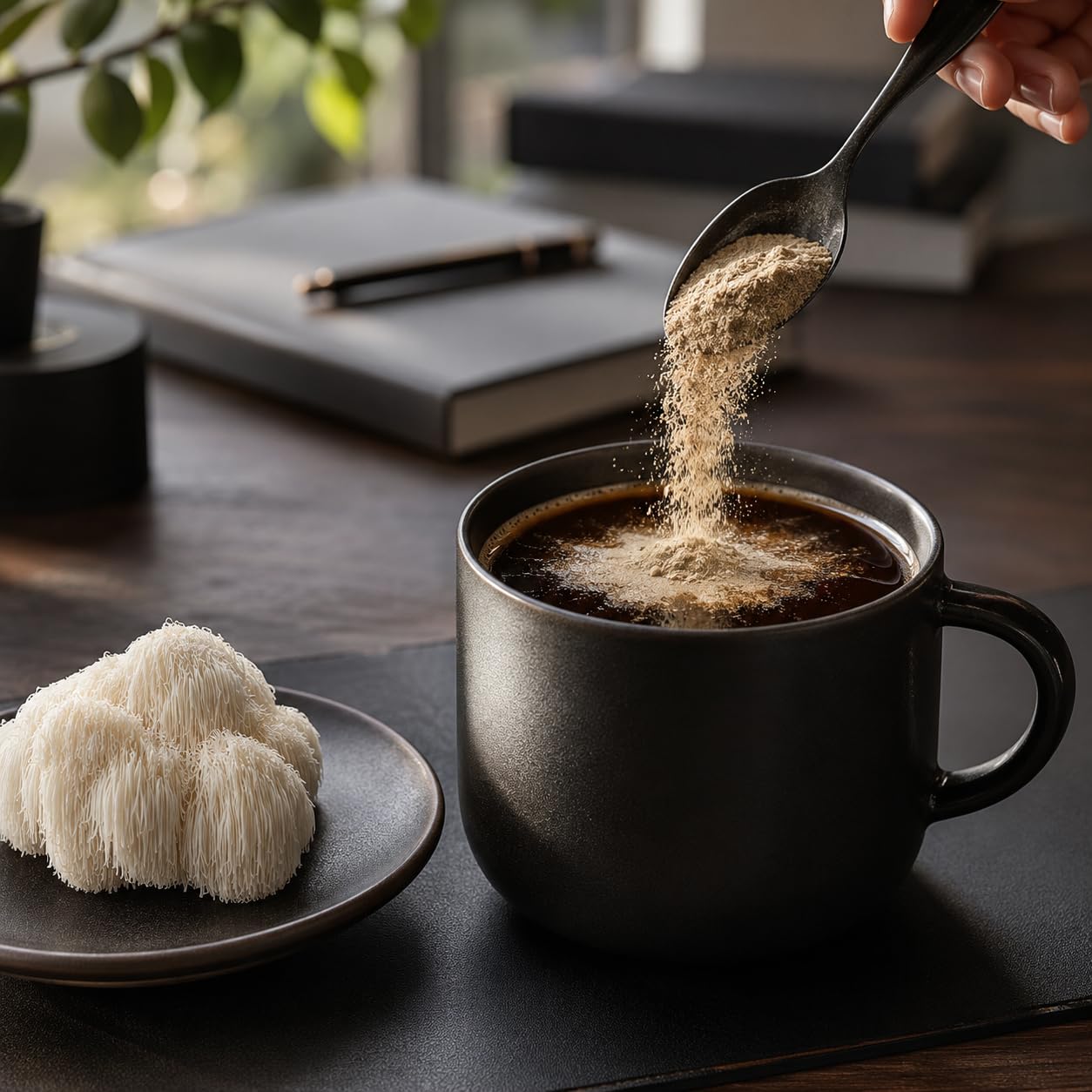 nutrient-rich mushroom powder supplement