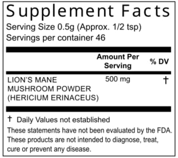 Nutrient-rich mushroom powder