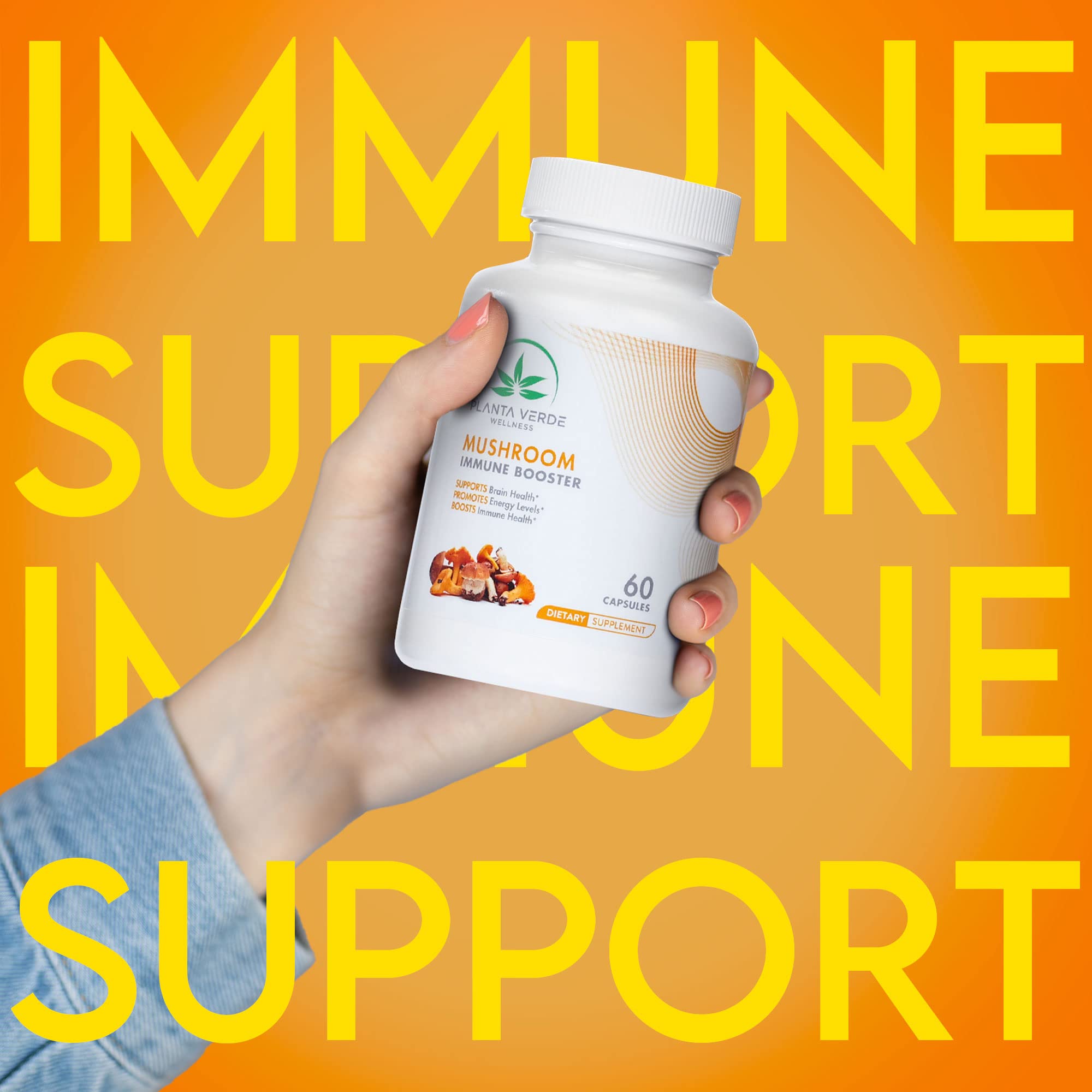 Nutrient-rich mushroom supplement blend