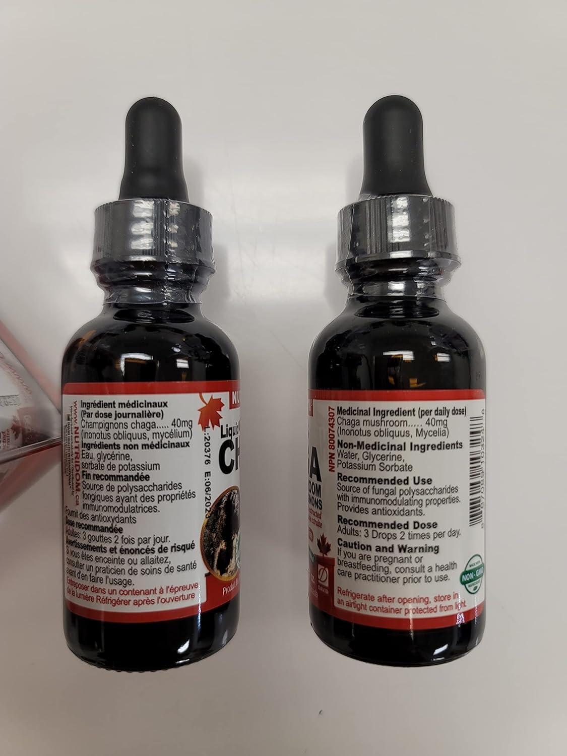 Nutrient-rich mushroom supplement bottles