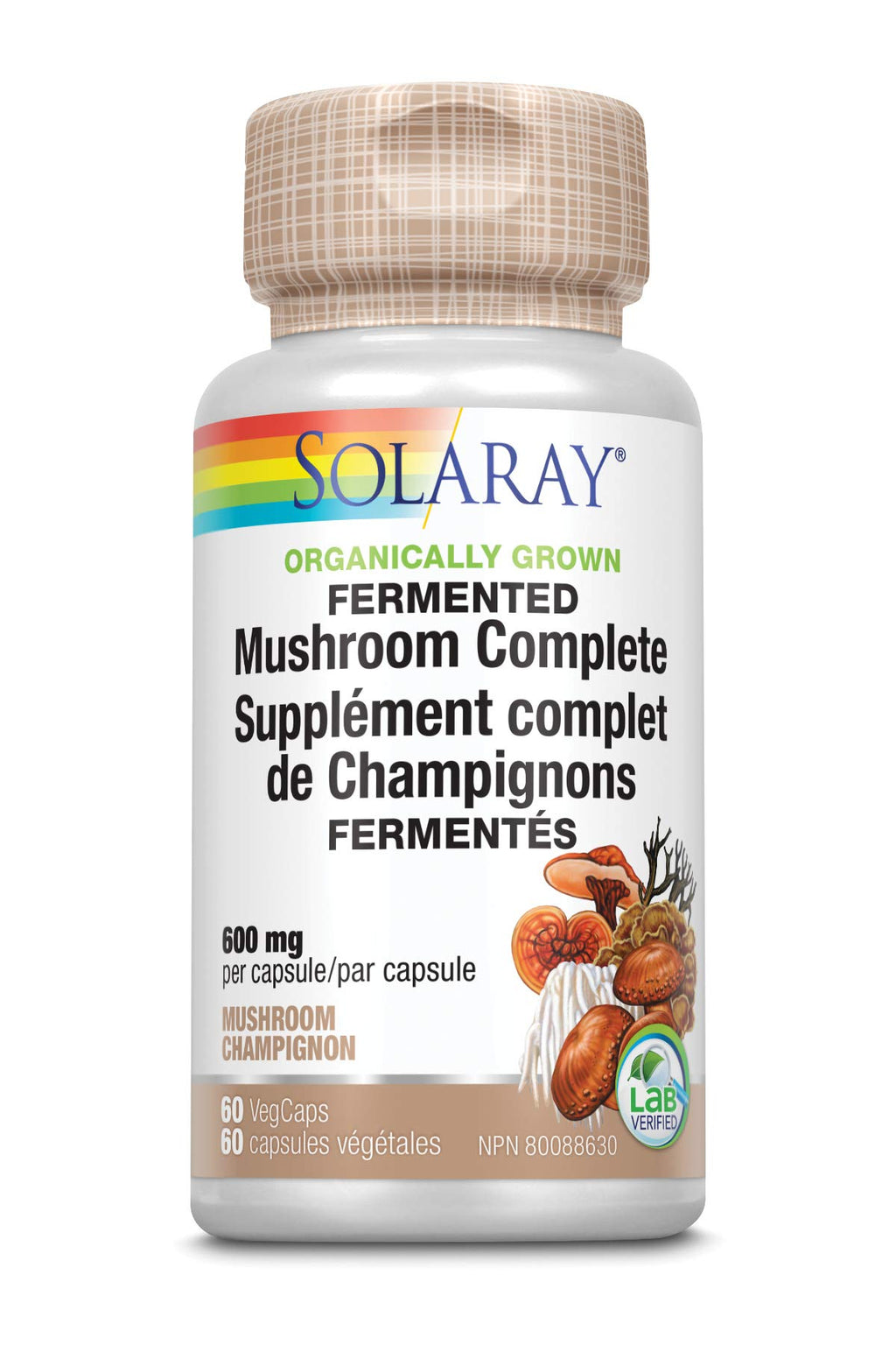 nutrient-rich mushroom supplement capsules