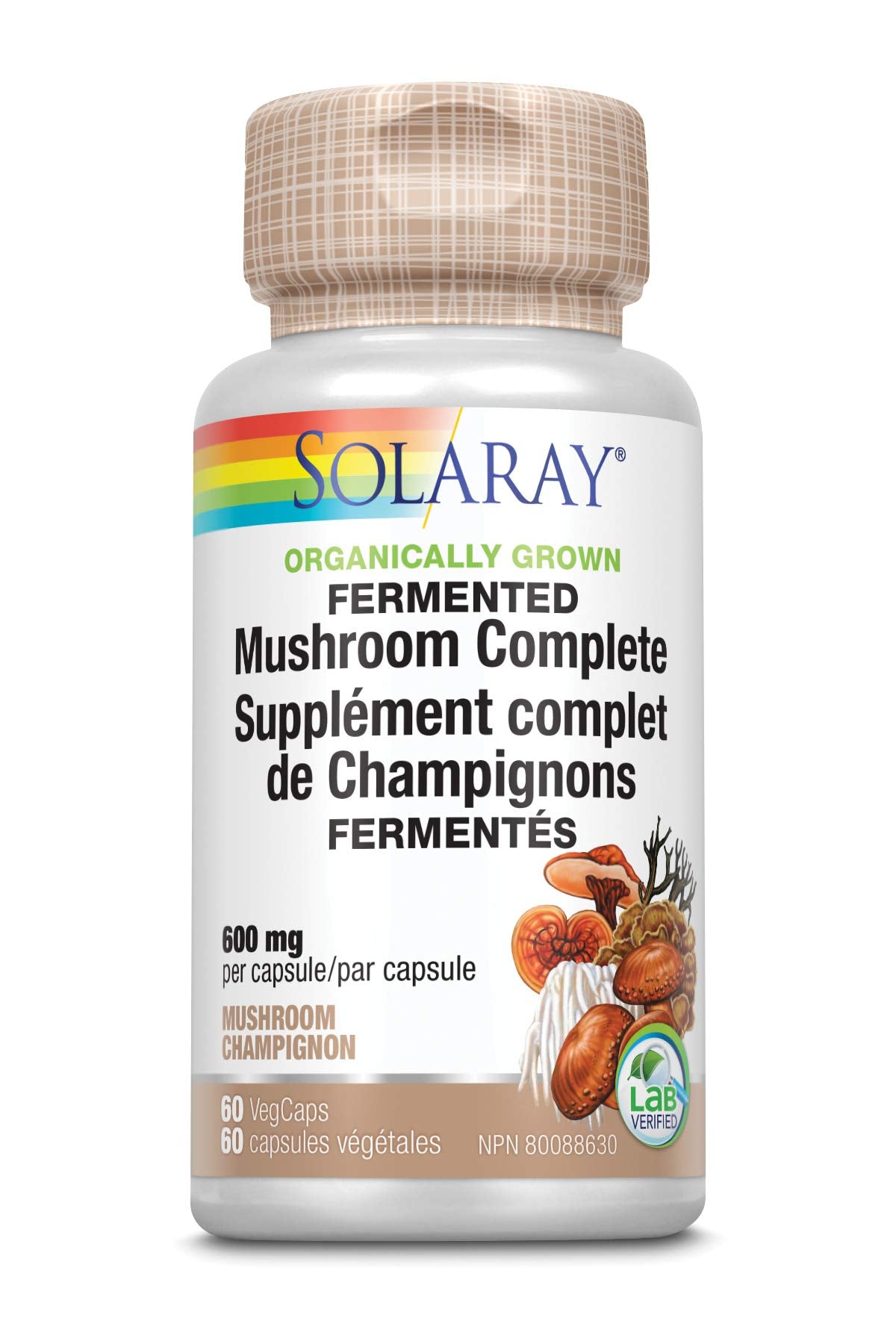 nutrient-rich mushroom supplement capsules