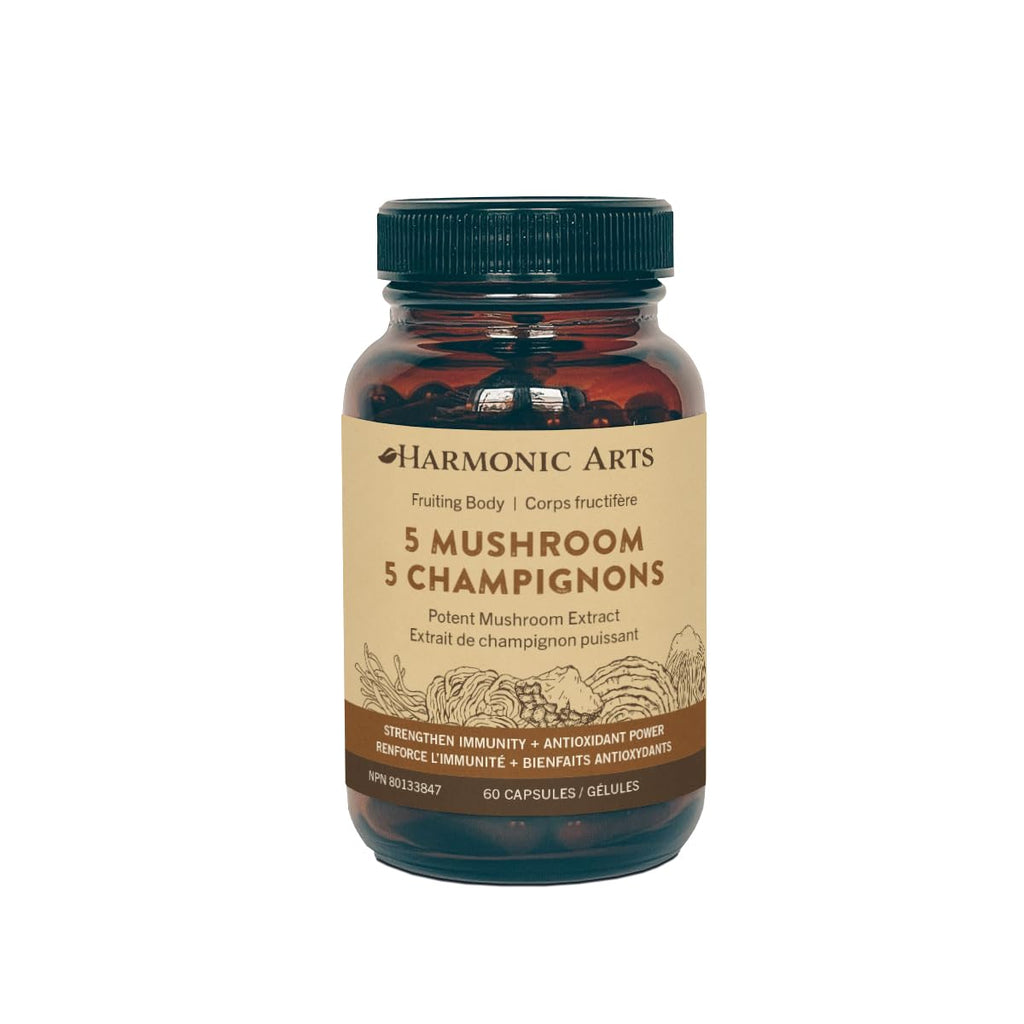 nutrient-rich mushroom supplement capsules