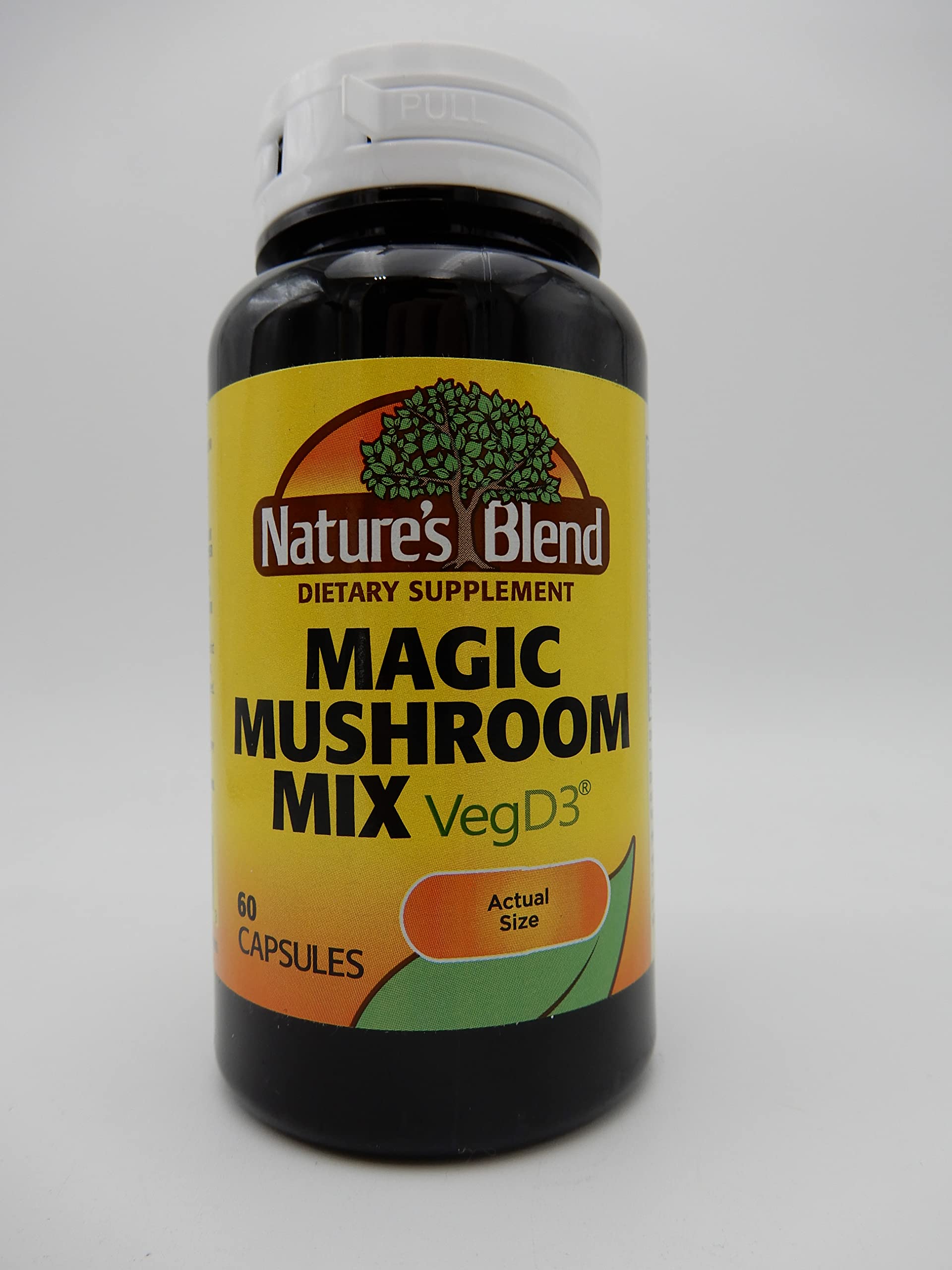 nutrient-rich mushroom supplement capsules