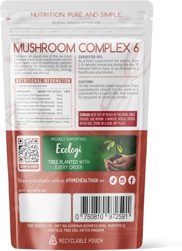 nutrient-rich mushroom supplement for health