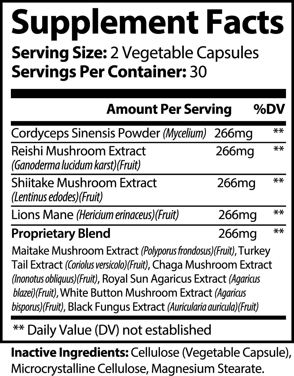Nutrient-rich mushrooms for vitality