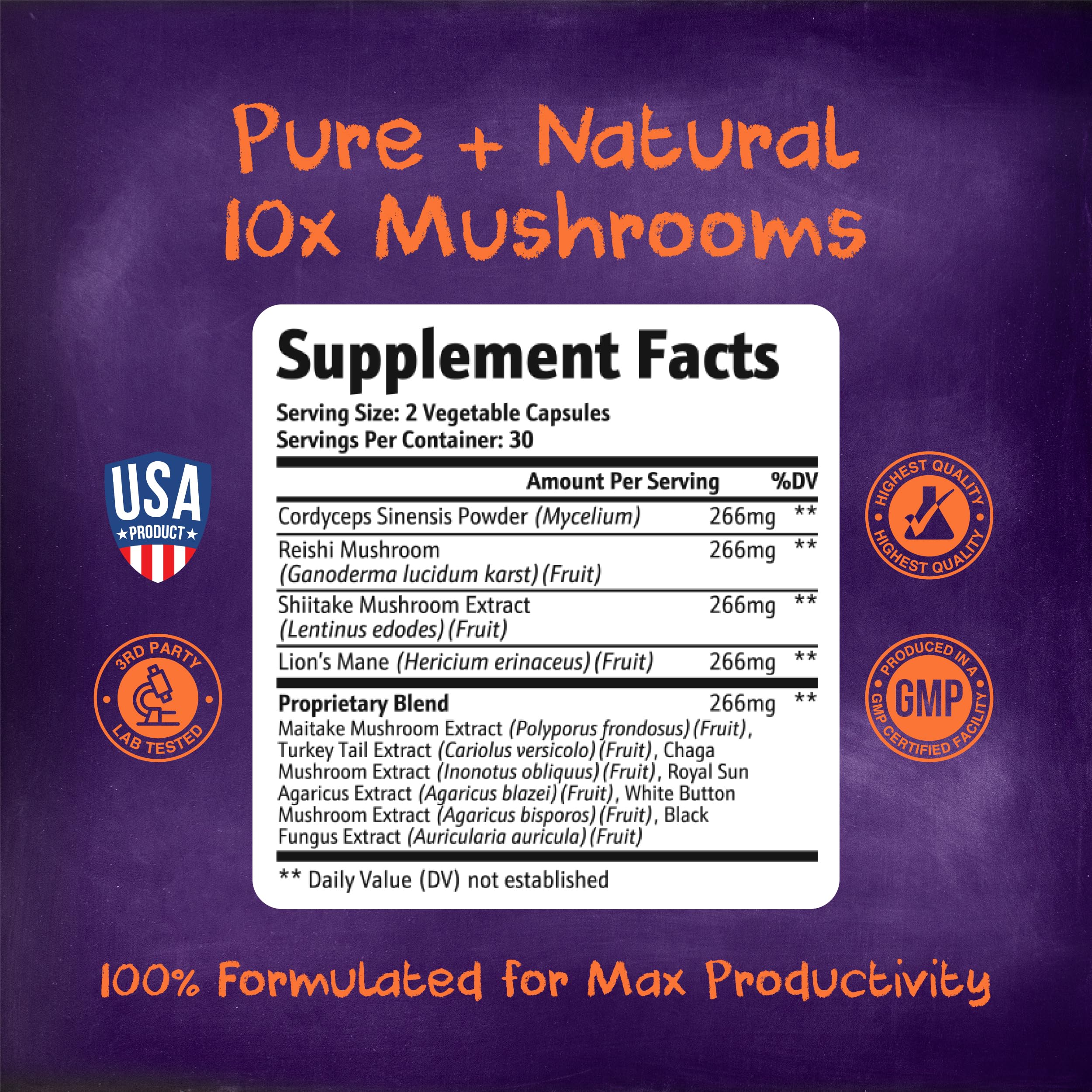 nutrient-rich mushrooms for vitality