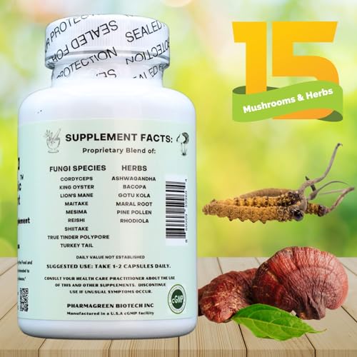 Nutrient-rich mushrooms for vitality