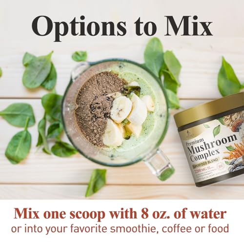 nutrient-rich mushrooms for vitality