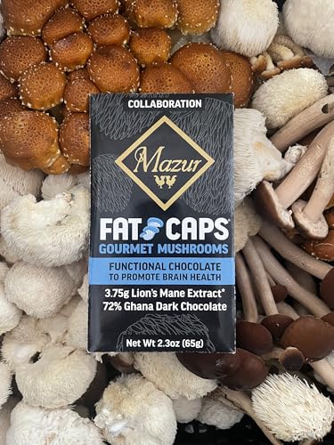 nutrient-rich mushrooms in chocolate
