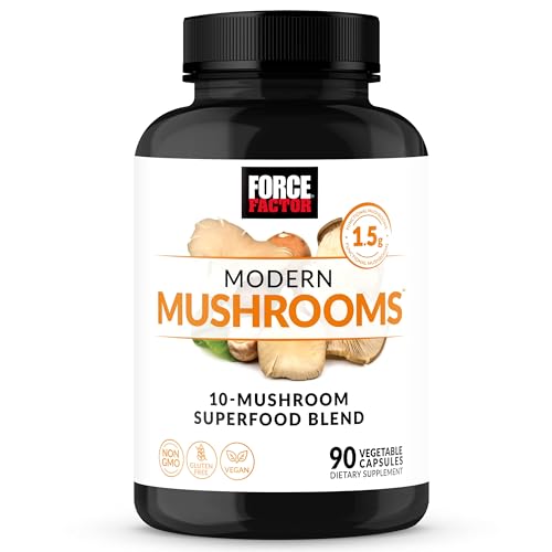 Nutrient-rich mushrooms supplement capsules